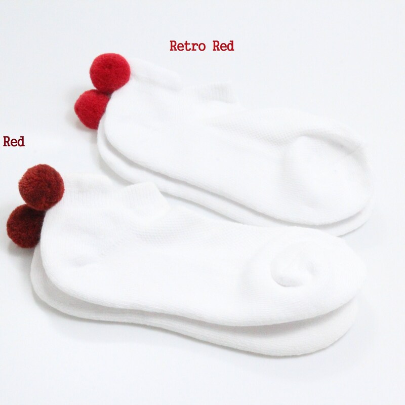 Pom Pom Socks - Etsy