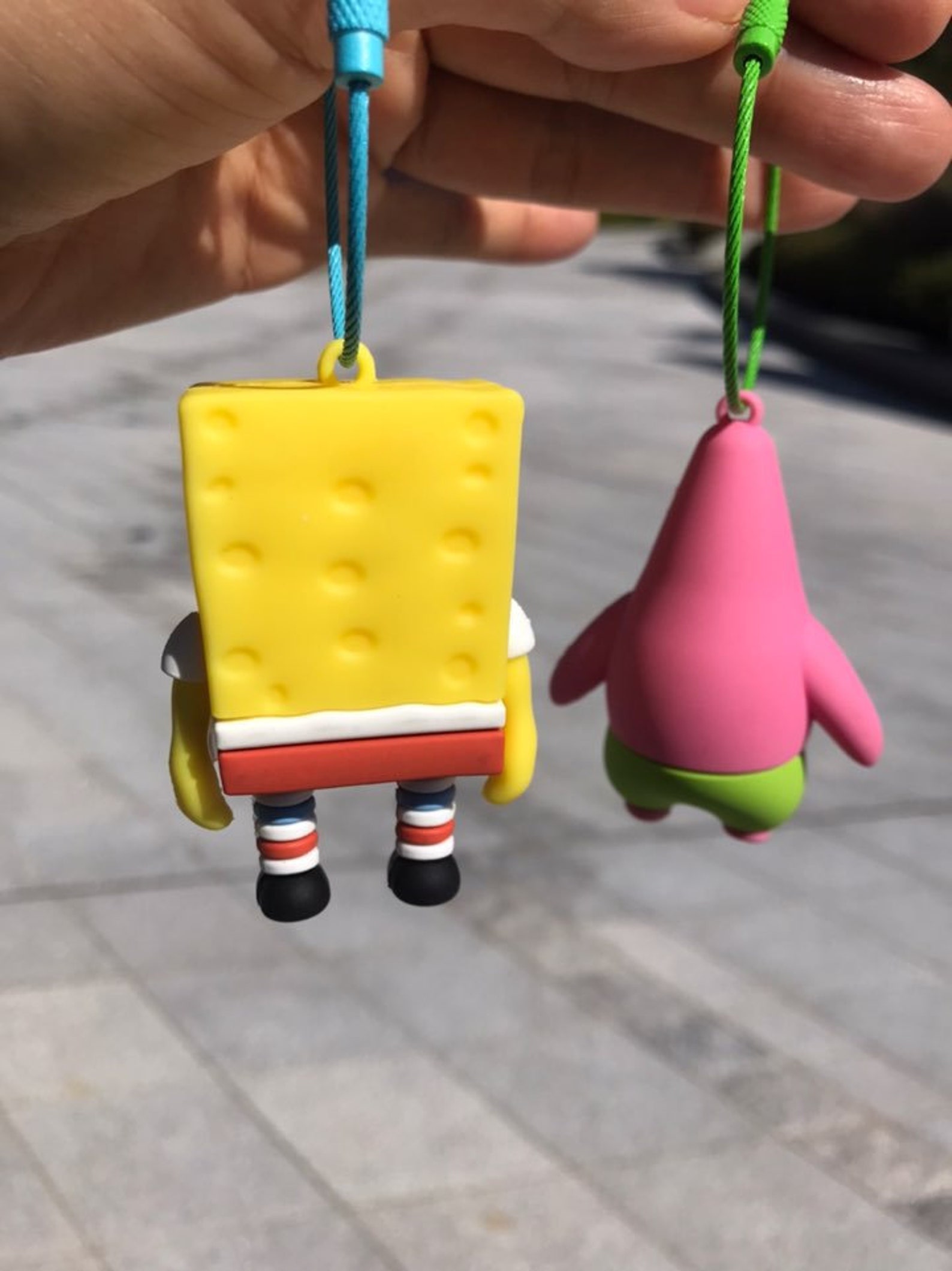 Spongebob Squarepants and Patrick Star Key Chains Spongebob | Etsy