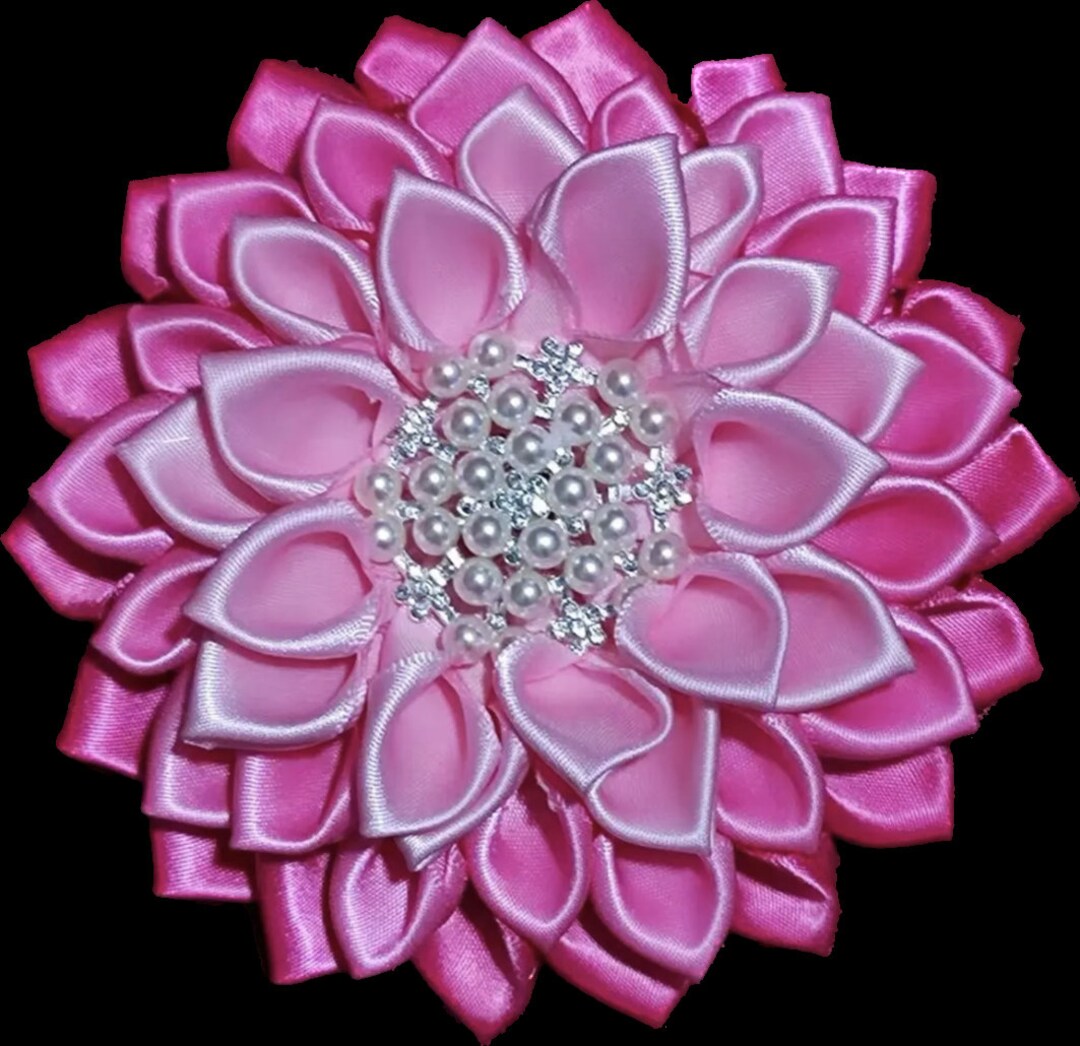 ALL PINK Custom Brooch Mother Member Brooch Gift Corsage All Pink ...