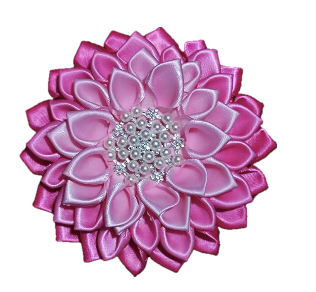 ALL PINK Custom Brooch Mother Member Brooch Gift Corsage All Pink ...