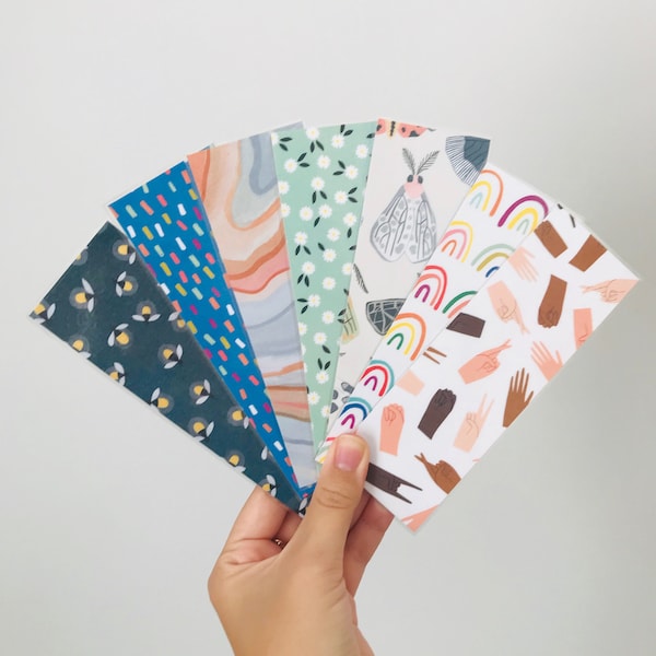 Laminated Bookmark - Etsy