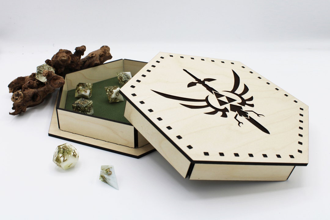 Zelda Dice Tray | Triforce | Link | Dnd | Role Playing Games | RPG ...