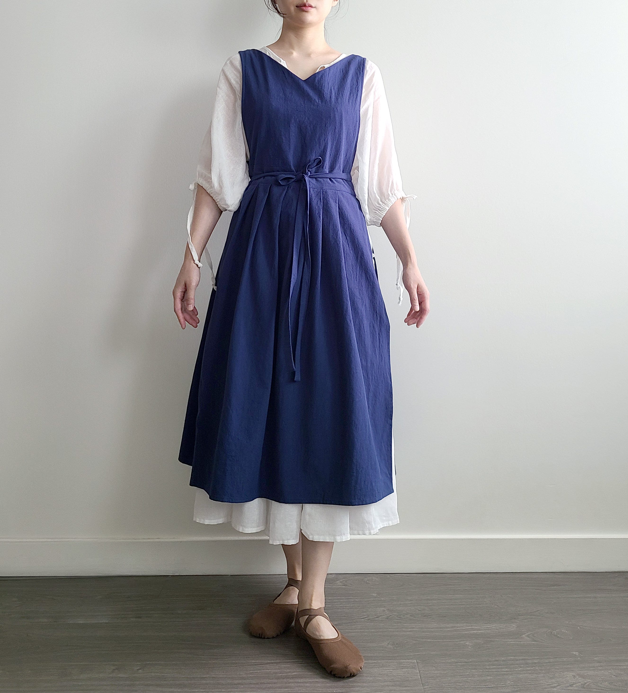 Pinafore Apron Dress, Vintage Style Cottage Aprons for Women, S - Plus ...