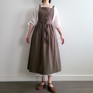 Pinafore Apron Dress Vintage Style Cross Back Apron With - Etsy