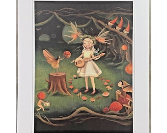 Nursery Art Print Wall Art Girls Riding Unicorns Fairy Tale 8x10 Girls ...