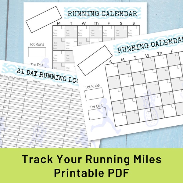Workout Calendar - Etsy