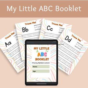 Mi pequeño cuadernillo ABC para trazar el alfabeto, edición N, inserto ...