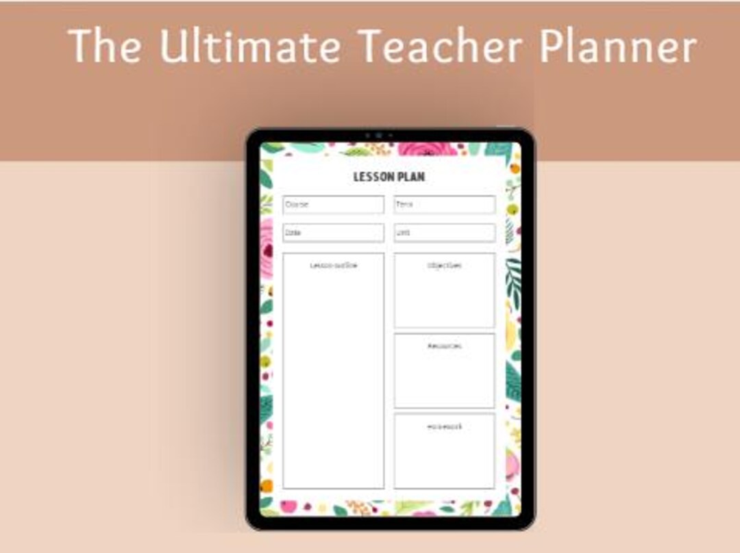 The Ultimate Teacher Planner Organiser Lesson Planner 2025 Prinatable ...