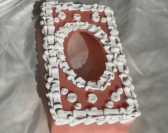Pink Cake Tissue Box - Etsy
