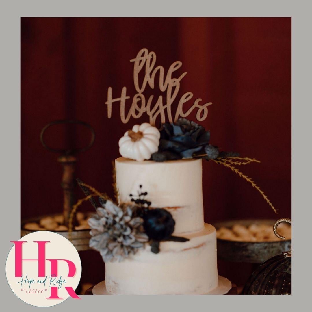 Custom Cake Topper Wedding Cake Topper Wood Laser Cut Gift - Etsy