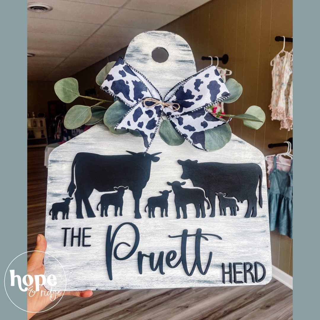 Family Herd Sign - Etsy