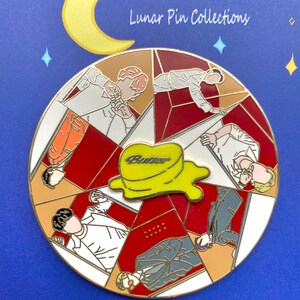 BTS Butter Pin OT7| BTS Enamel Pin - Etsy