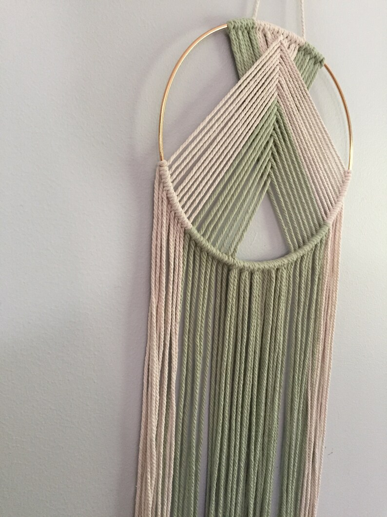 Macrame Hoop Wall Hanging/ Dreamcatcher 1 - Etsy