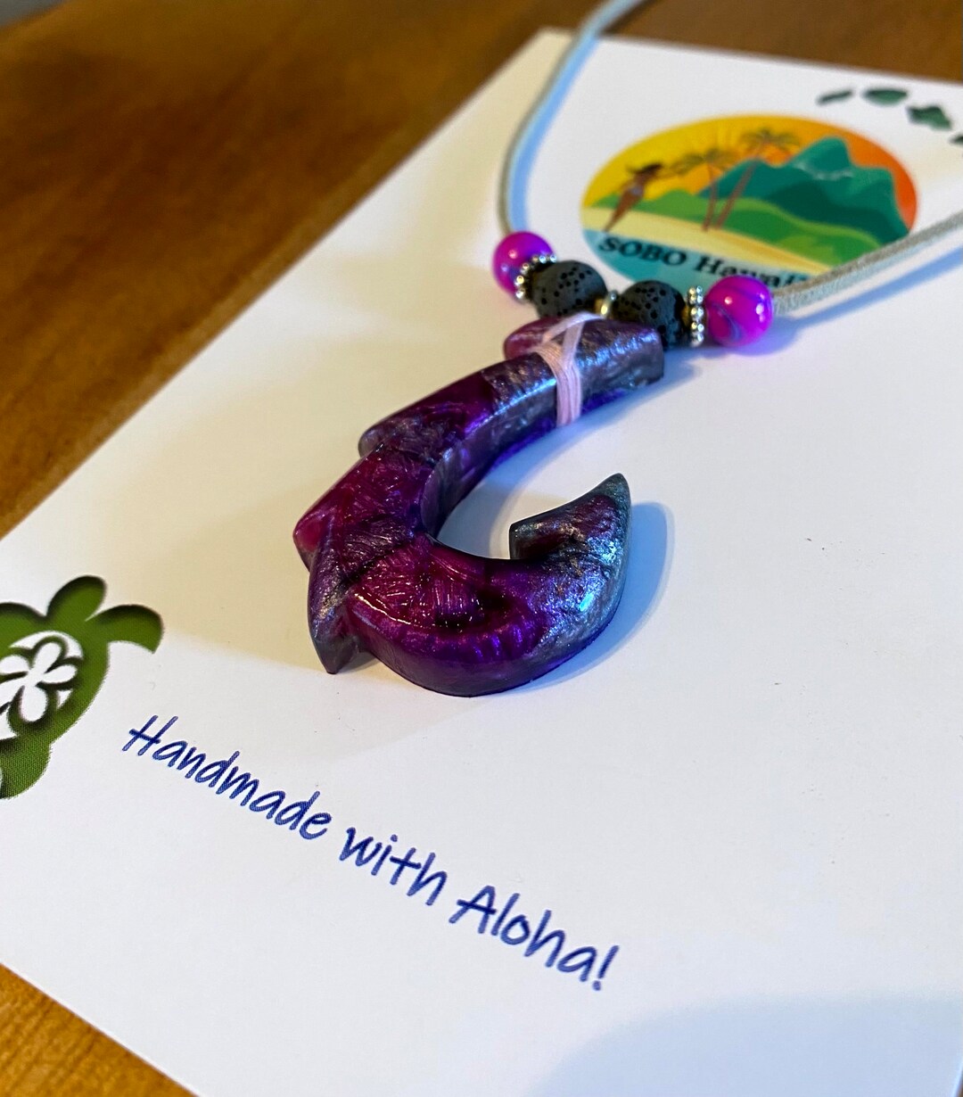 Maui Made Hawaiian Design Fish Hook Necklace - Etsy