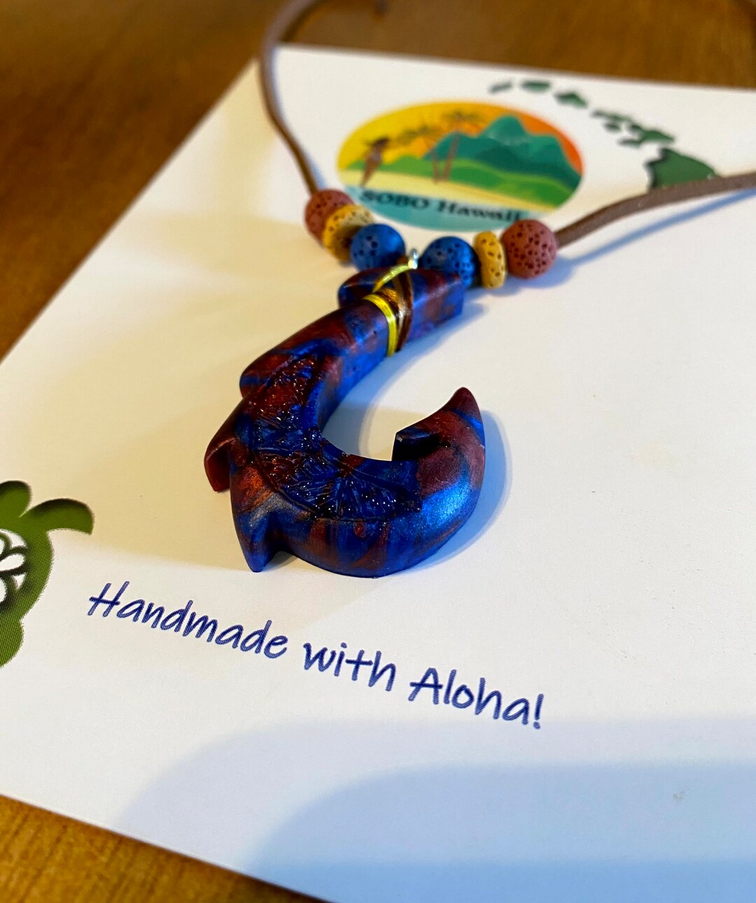 Maui Made Hawaiian Design Fish Hook Necklace - Etsy