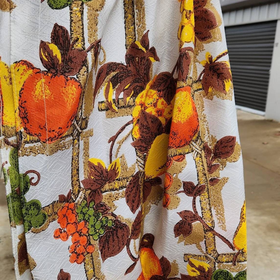 5 Truly Adorable Vintage Kitchen Curtains With Rings Attached - Etsy
