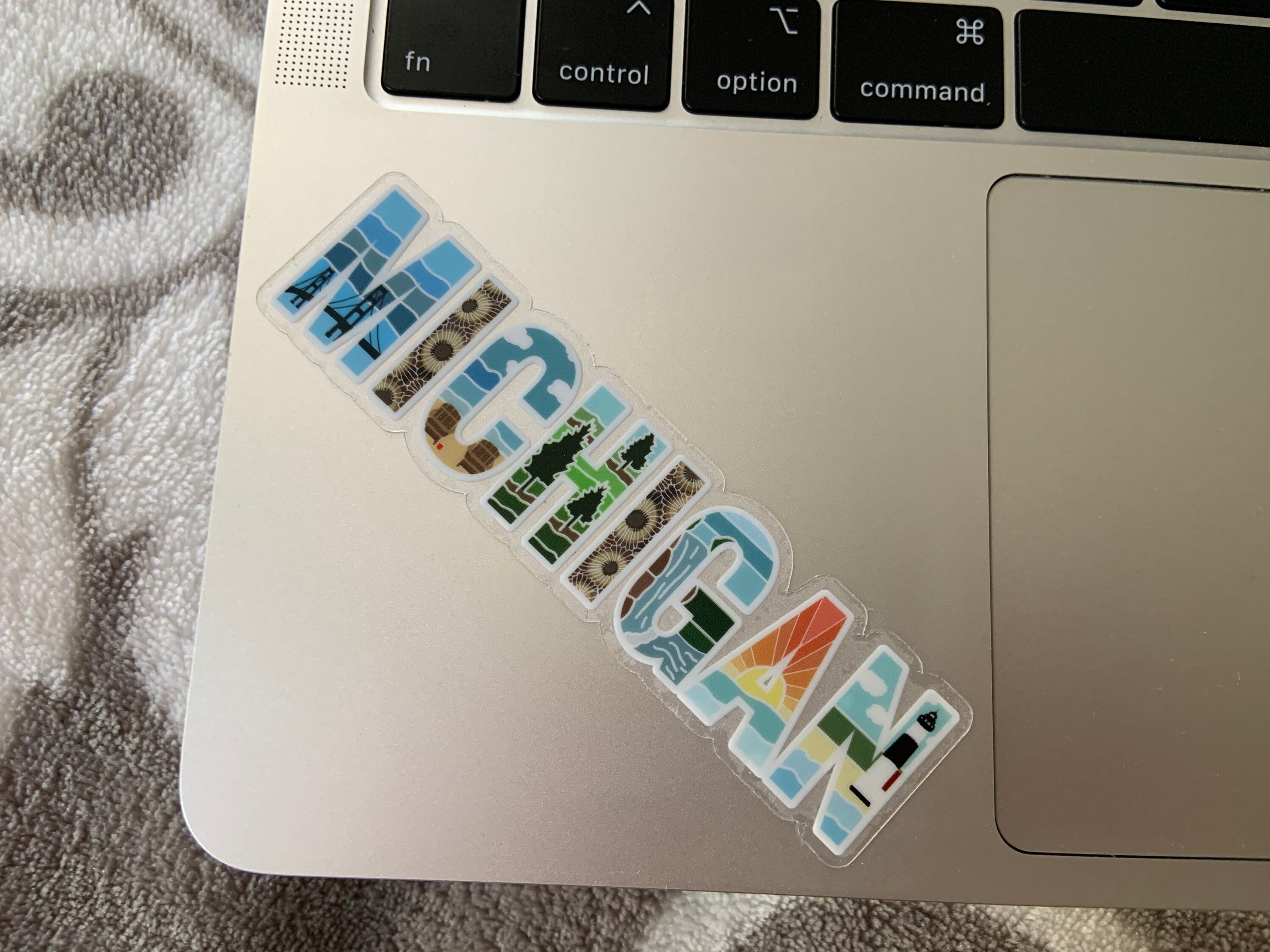 CLEAR Michigan Sticker Vinyl Sticker Michigan Sticker Car - Etsy