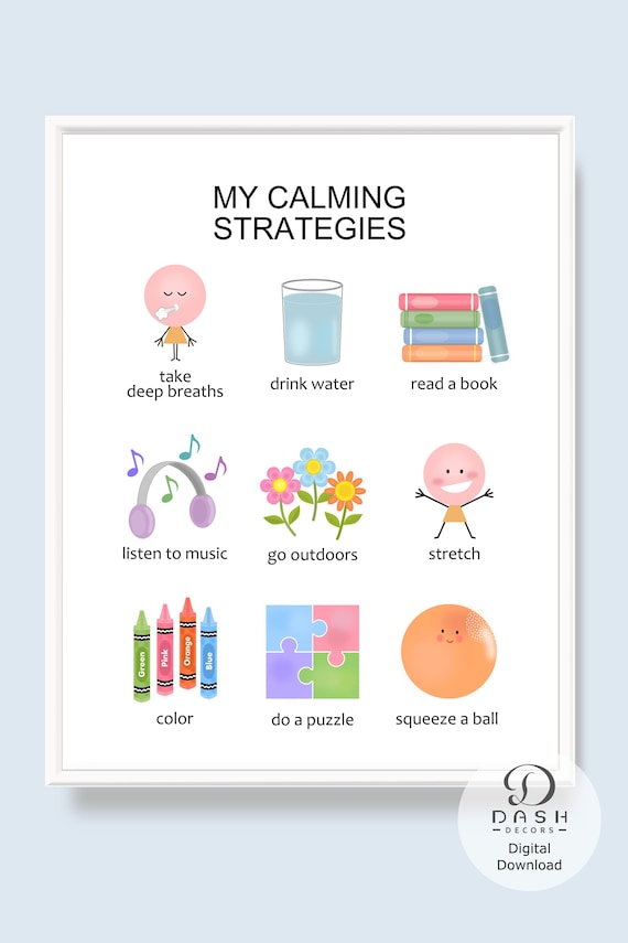 Lightweight Golf Carry 6-Piece Feelings Posters For Classroom - Coping ...