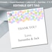 Editable Gift Tags Printable Pastel Confetti Custom Printable Gift Tags ...