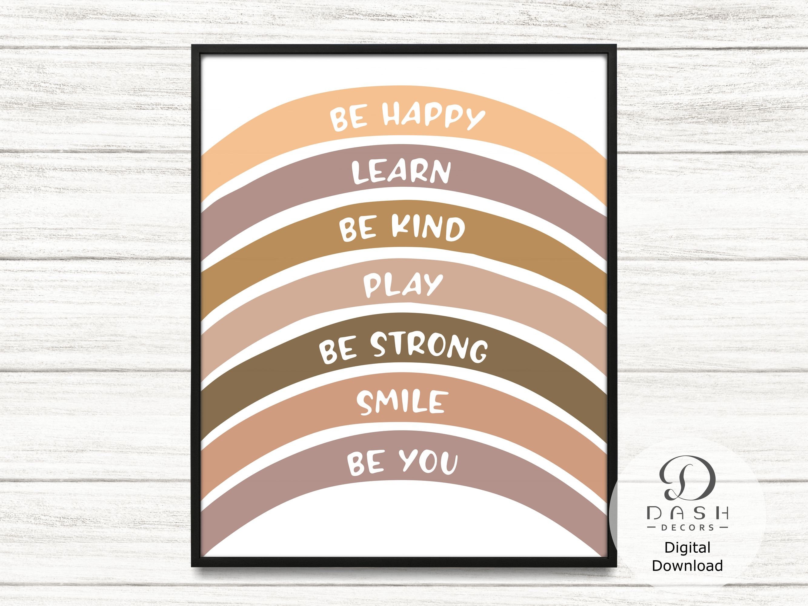 Wall Hangings Wall Décor Rainbow Nursery Wall Art Decor Daily ...