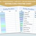 Editable Daily Routine Printable Chart for Kids Chore, Rhythm, Potty ...