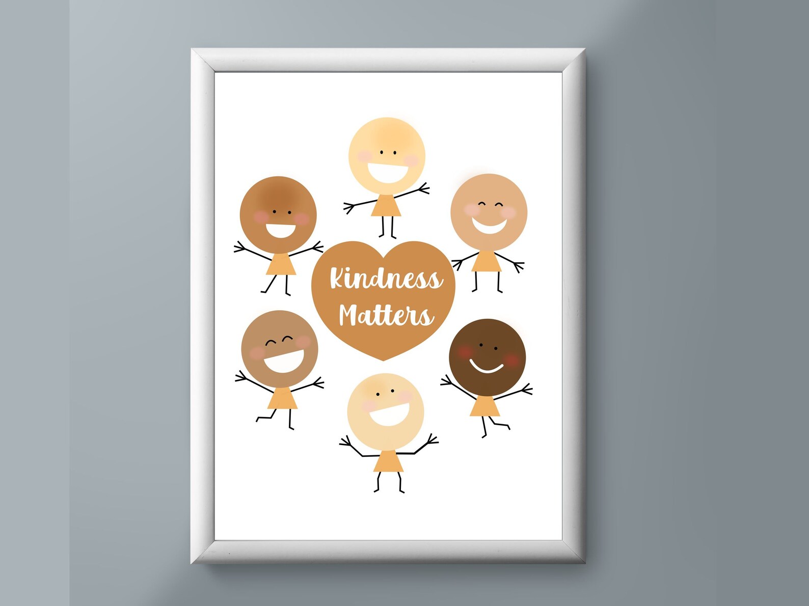 Kindness Matters Poster Sign & Wall Art for Kids Kindness - Etsy