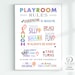 Playroom Rules Printable Wall Art & Poster for Kids Digital Playroom ...