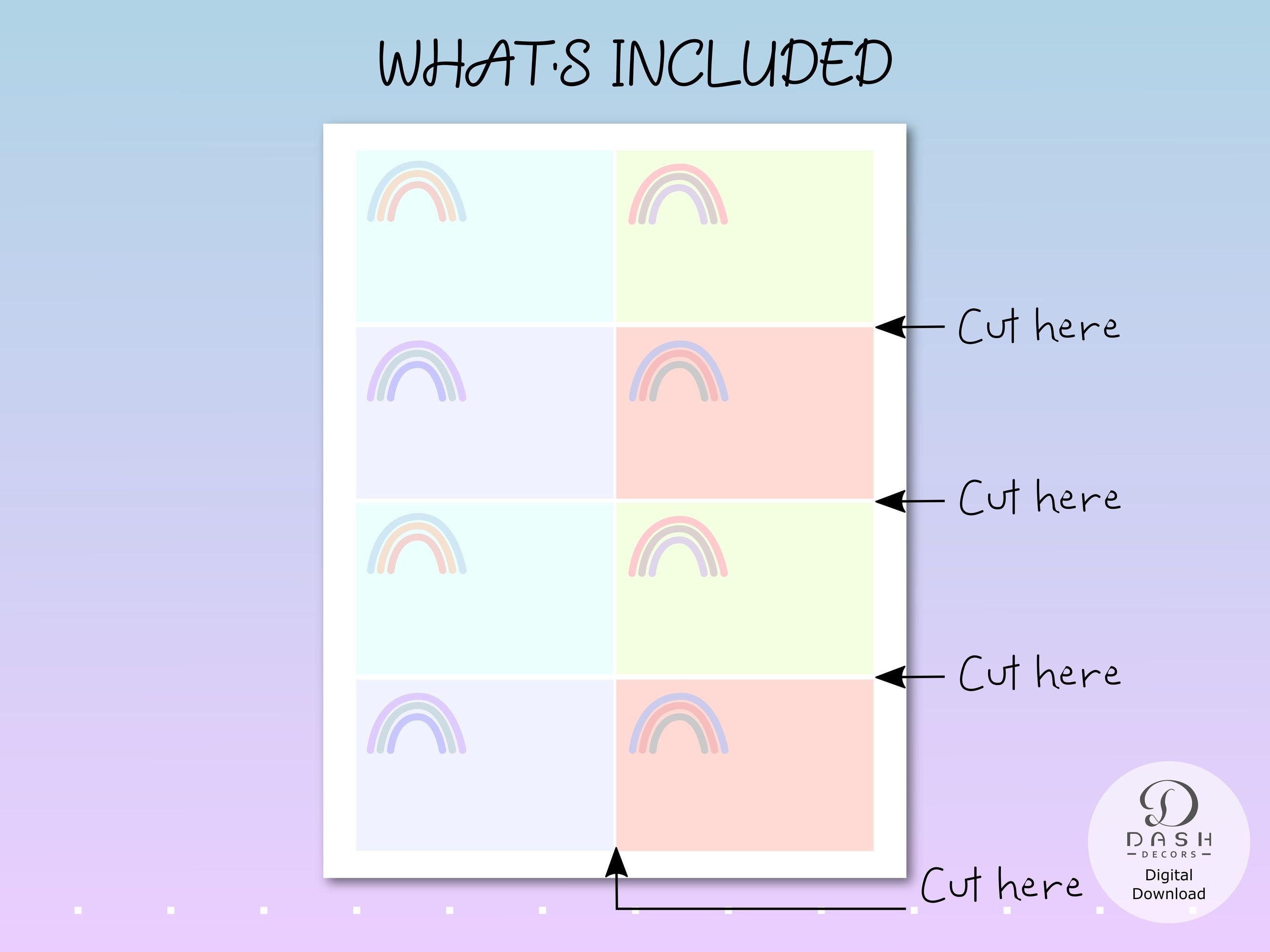 Editable Rainbow Classroom Name Tags for Classroom Desk, Desk Name Tags ...