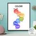 Learning Printable Color Chart & Poster for Pre K Learning - Etsy