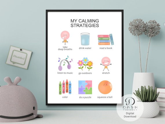Feelings Poster My Calming Strategies Poster & Emotions | Etsy Feelings Poster My Calming Strategies Poster & Emotions | Etsy