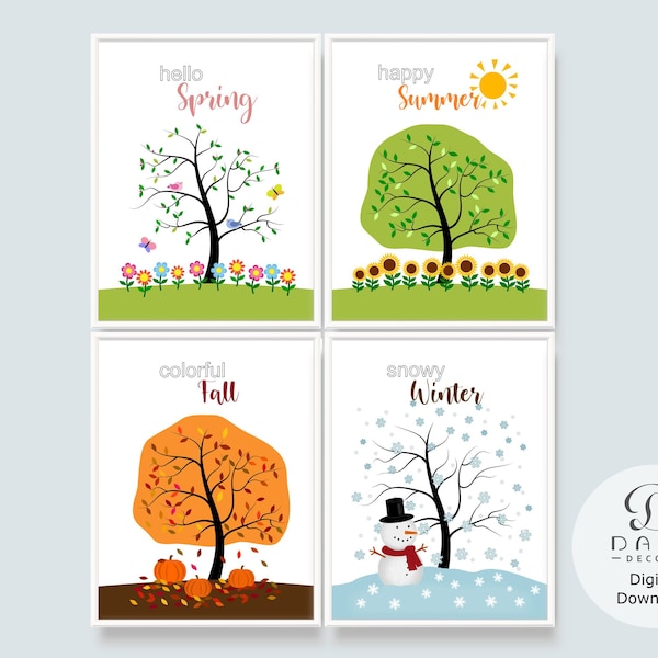 Four Season Tree - Etsy