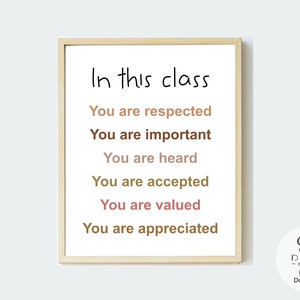 Boho Rainbow Classroom Affirmation Posters for Kids - Set of 3 ...