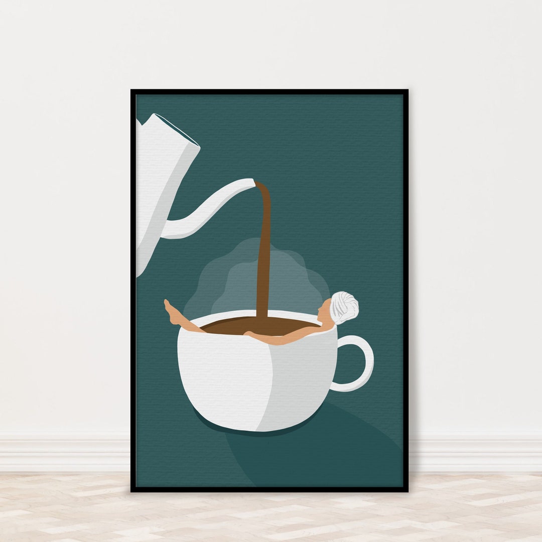 Coffee Poster, Coffee Bar Sign, Coffee Bar Decor, Coffee Lover Gifts ...
