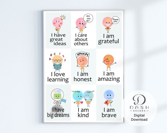 Positive Affirmation Cartoons For Teachers