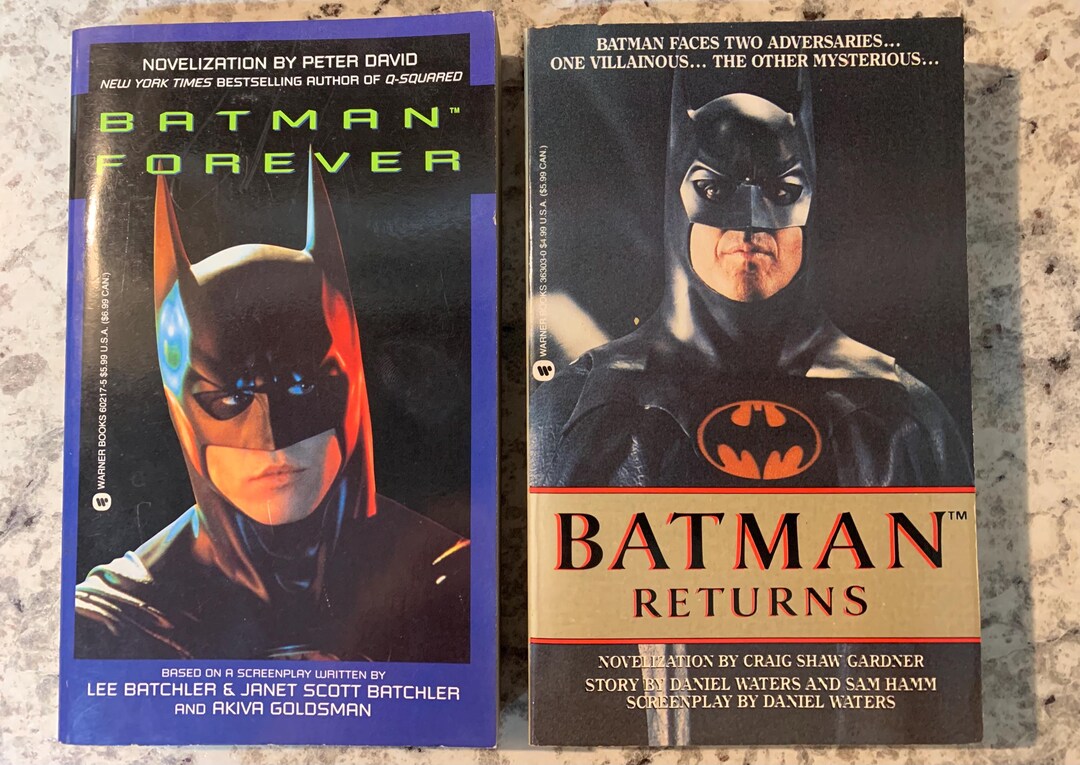 Batman Returns and Batman Forever Movie Novelizations - Etsy