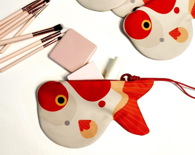 Handmade Goldfish Shaped Crossbody and Handheld Clutch Bag, Unique Fish ...