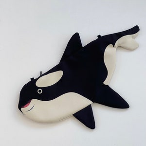 Orca Whale Crossbody Bag, Cute Animal Shoulder Purse for Kids & Adults ...