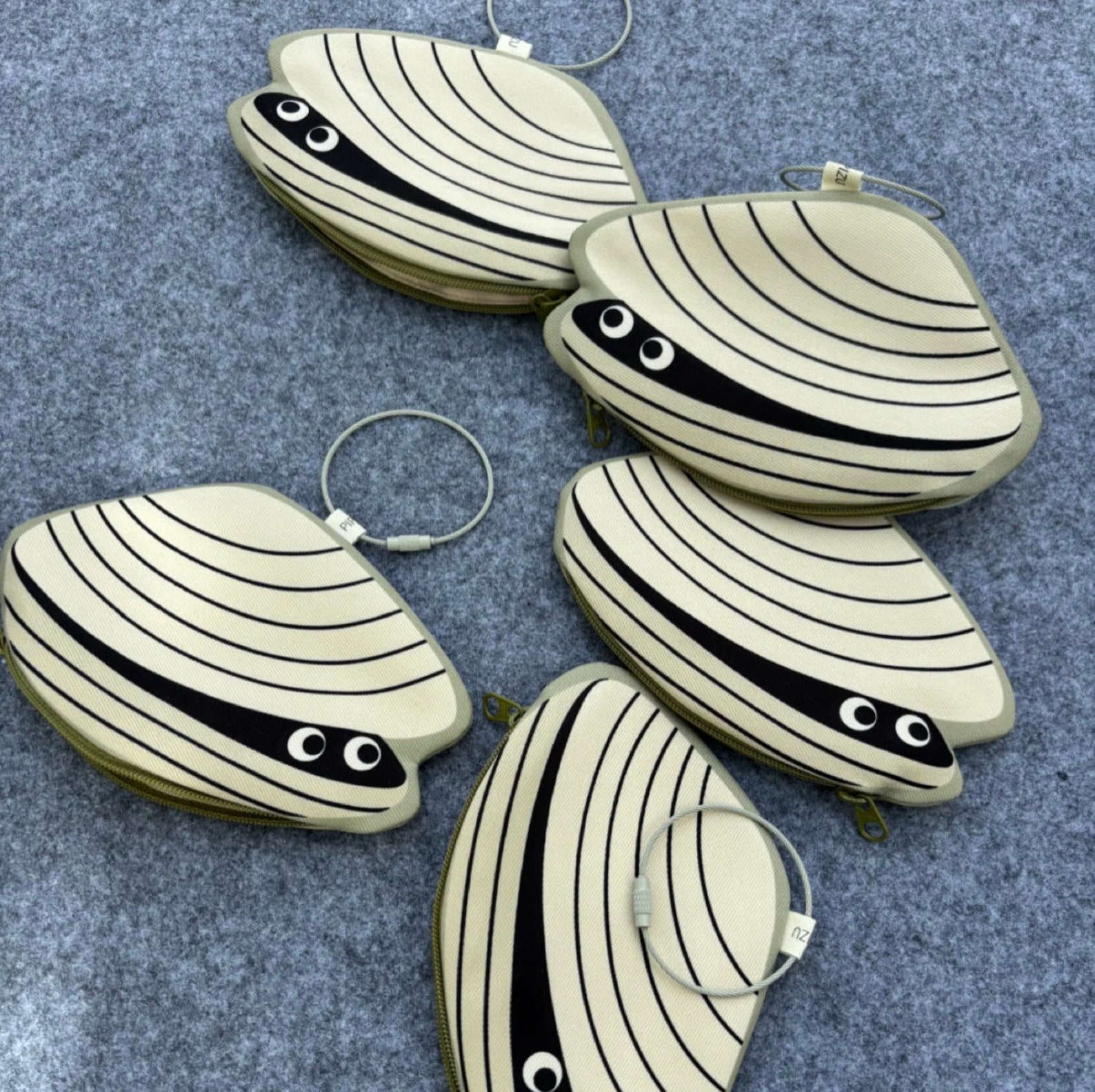 Cute Clam Shell Coin Purse, Card Holder, Mini Storage Pouch Small ...