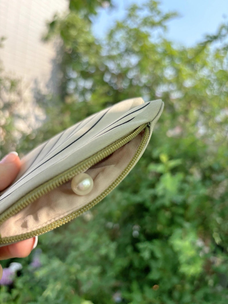 Cute Clam Shell Coin Purse, Card Holder, Mini Storage Pouch Small ...