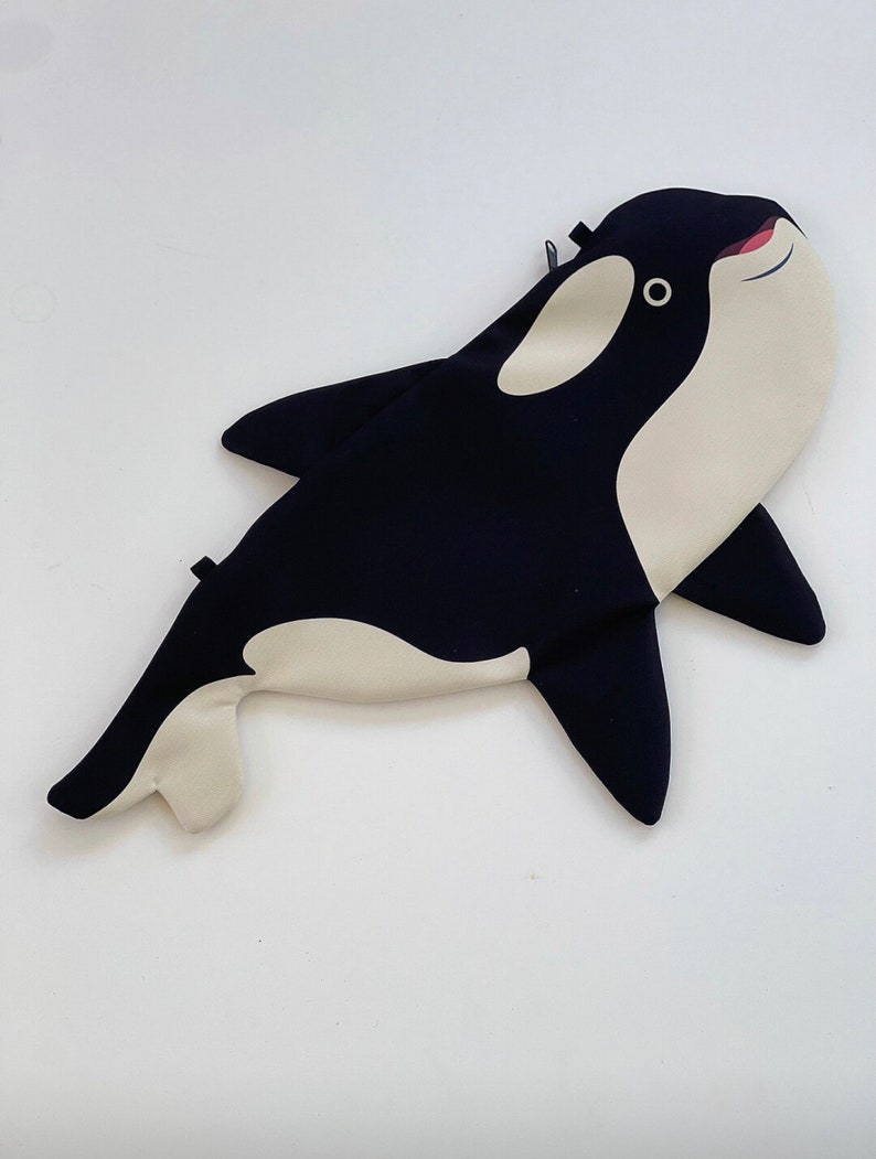 Orca Whale Crossbody Bag, Cute Animal Shoulder Purse for Kids & Adults ...
