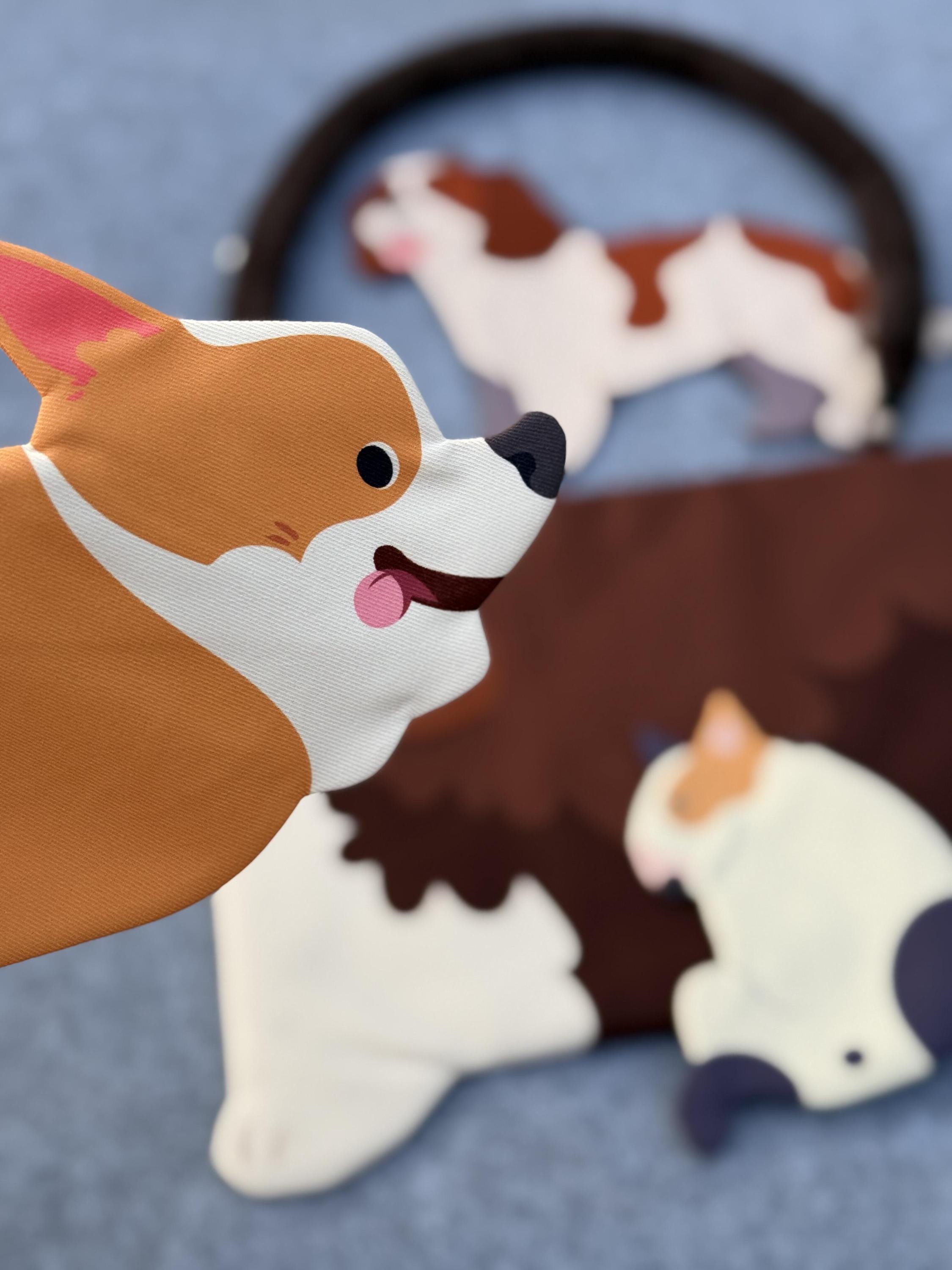 Corgi Dog Shaped Wallet Cute Cartoon Coin Purse Gift for Dog Lovers ...