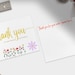 Thank You Card - Spring Themed - Etsy