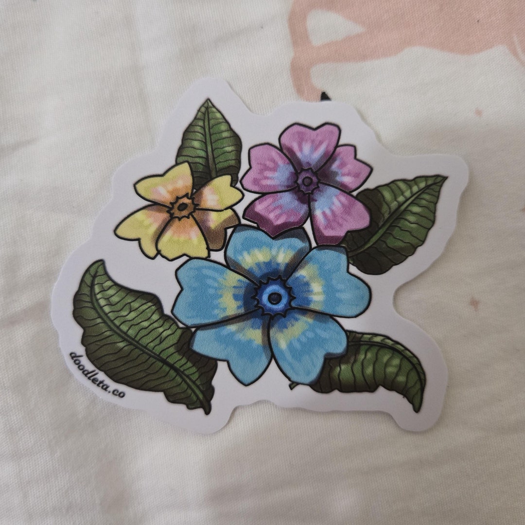 Pan Primrose Pansexual Pride Waterproof Vinyl Sticker - Etsy