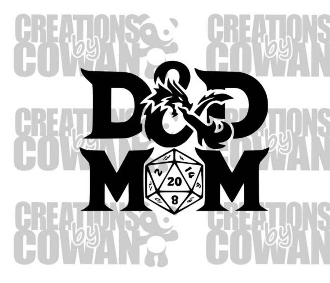 DND Mom SVG - Etsy