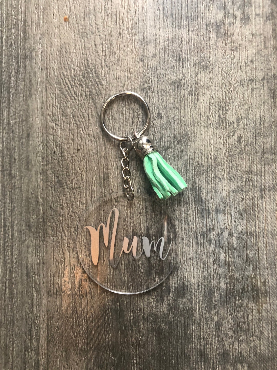 Mum Keyring / Keychain With Tassel / Mothers Day Keyring / Birthday ...