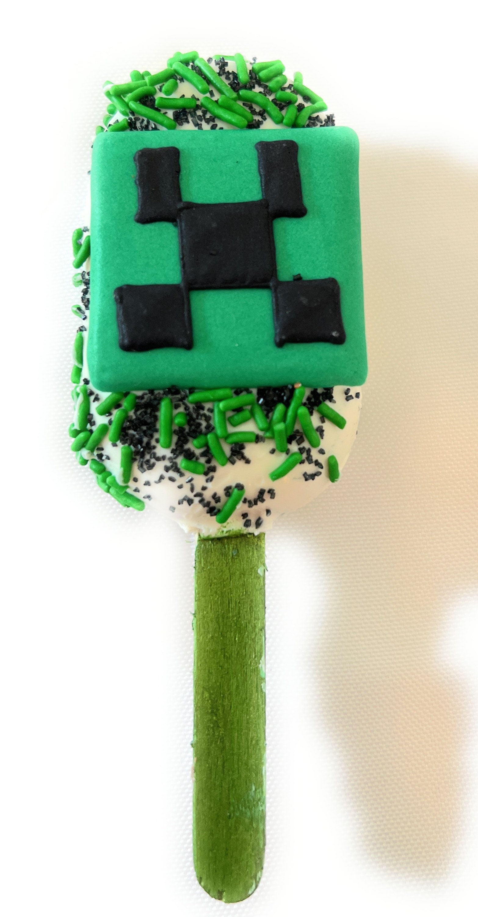 Creeper Cake Pops