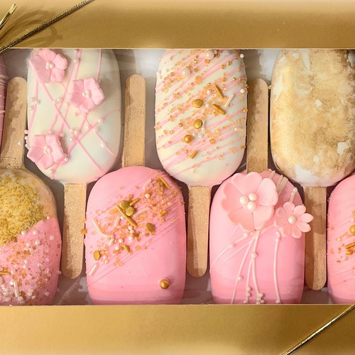 Pink Cakesicles - Etsy