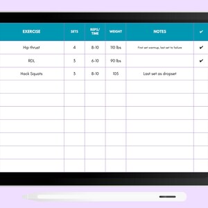 Meal and Workout Planner for Gym and Weight Loss, Calorie and Macros - Etsy