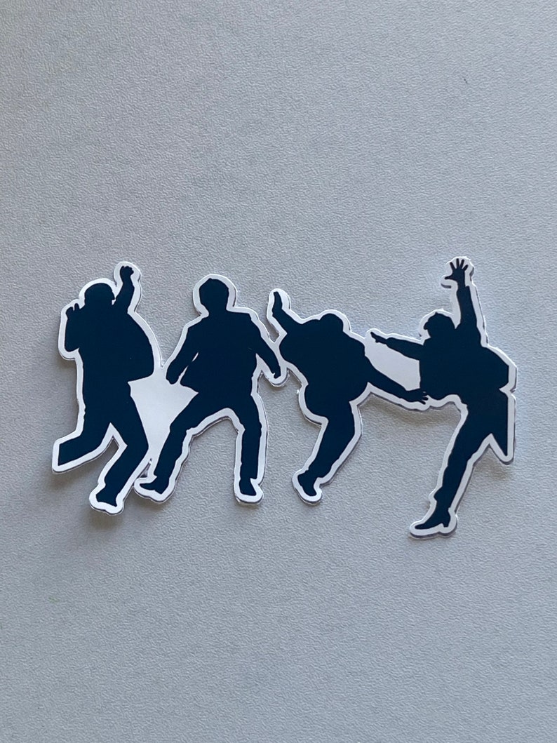 The Beatles Sticker Set 5 Pc | Etsy