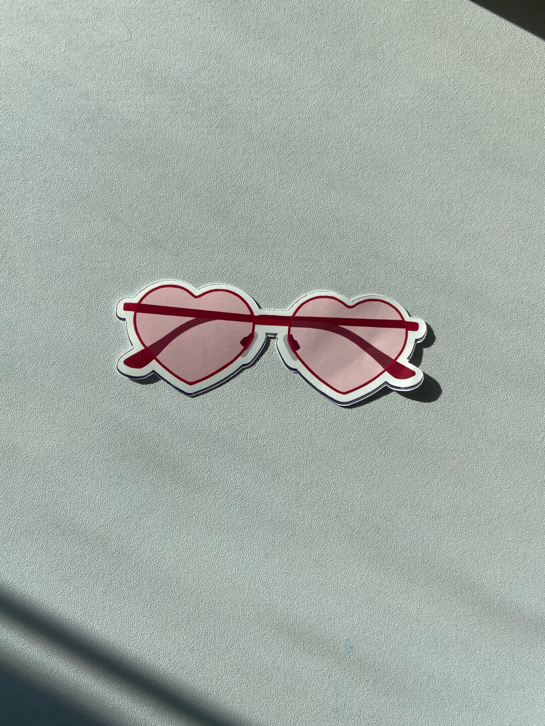 Heart Sunglasses Sticker (glossy or Weatherproof) - Etsy